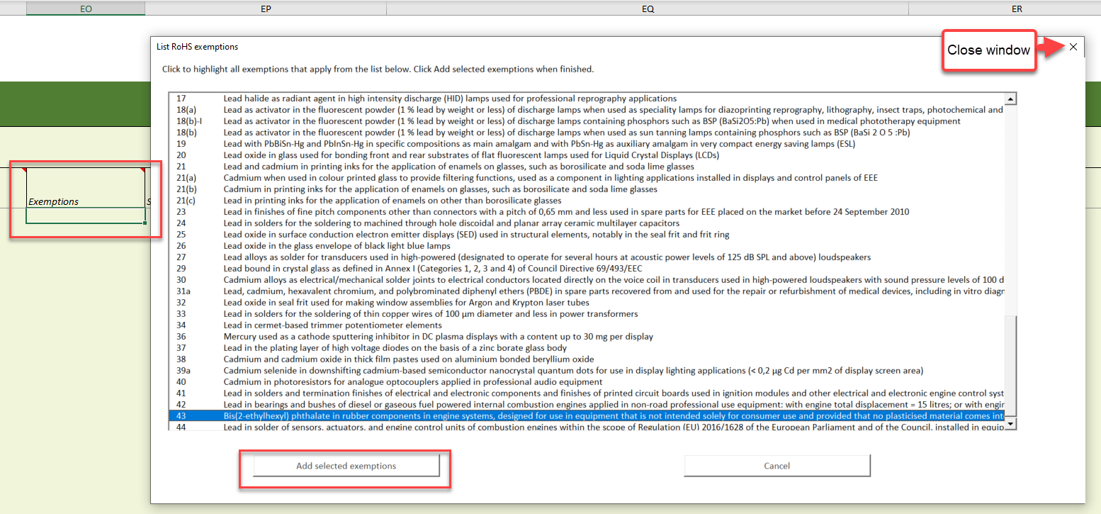 6. Class C - Material Summary