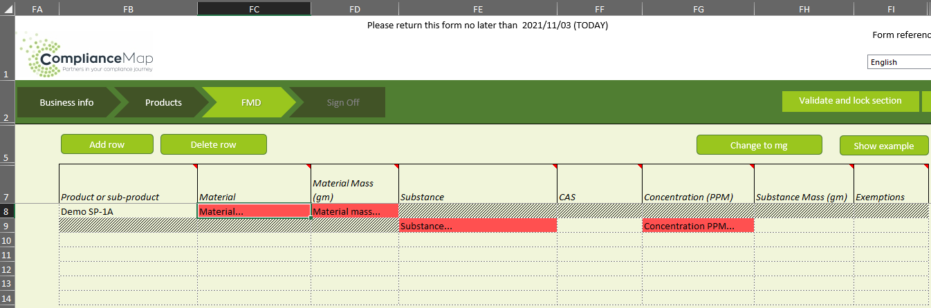 7.2. Example - FMD with Sub-Products